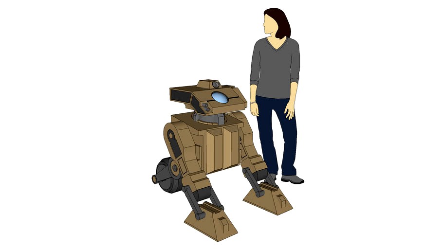 The Old Republic: T7 Series Astromech Droid 3d model