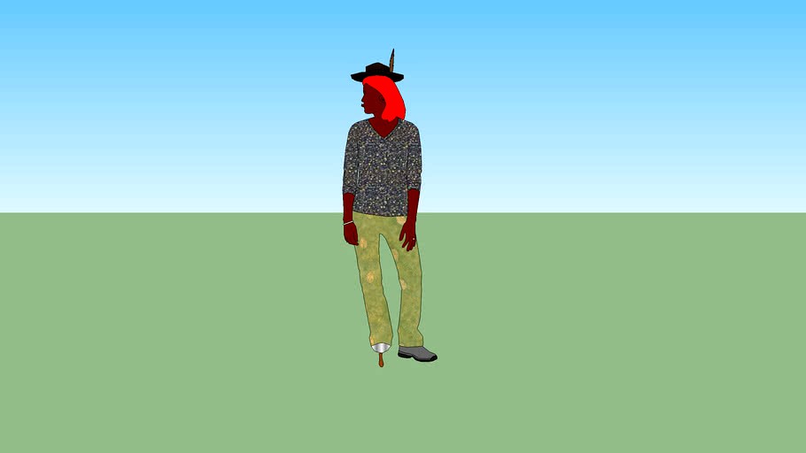 pirate susan 3d model