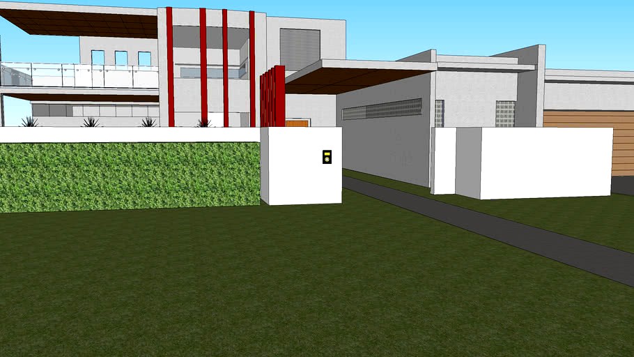 Modern Mansion 3d model