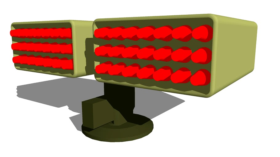 SAM Launcher 3d model