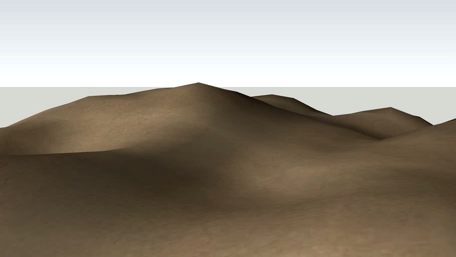 Desert Terrain #2 3d model