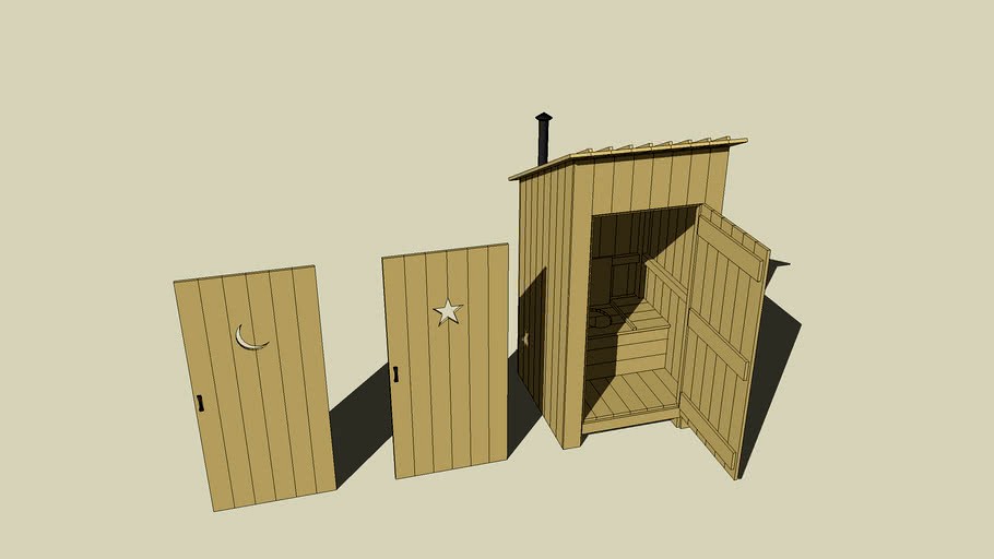 Outhouse 3d model