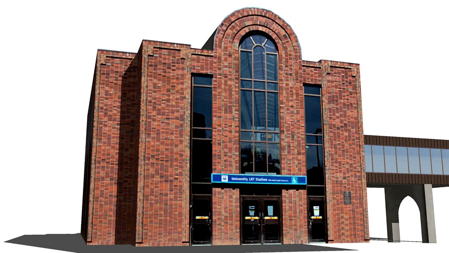 University LRT Station 3d model