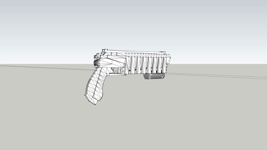 Pistol Mesh 3d model