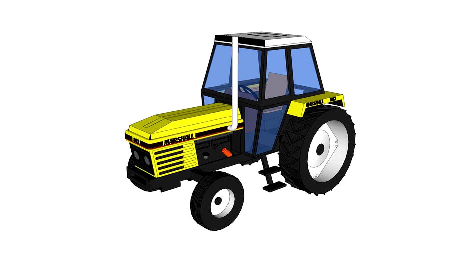 Marshall 802 Tractor 3d model
