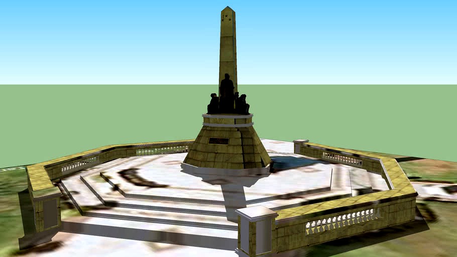 RIZAL MONUMENT 3d model