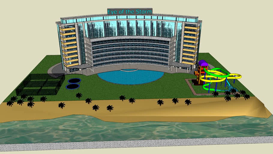 Resort 3d model