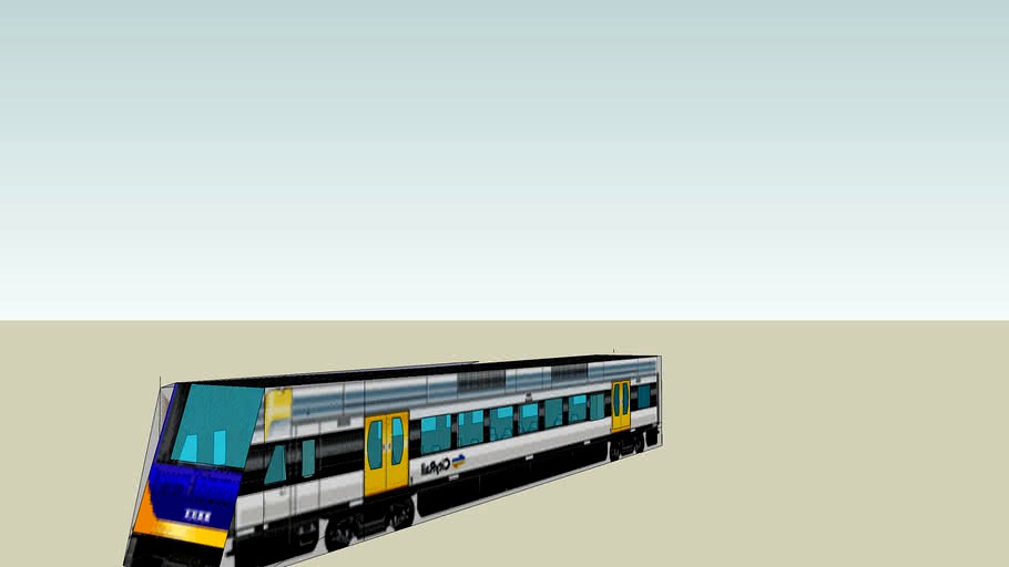 Hunter railcar control motor carriage 3d model