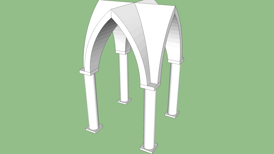 Groin Vault 3d Model