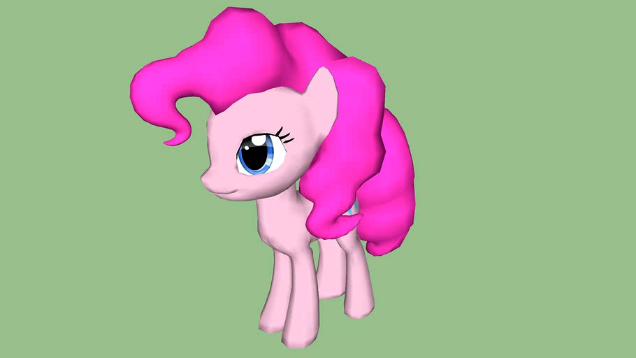 Pinkie Pie 3d Model 8964