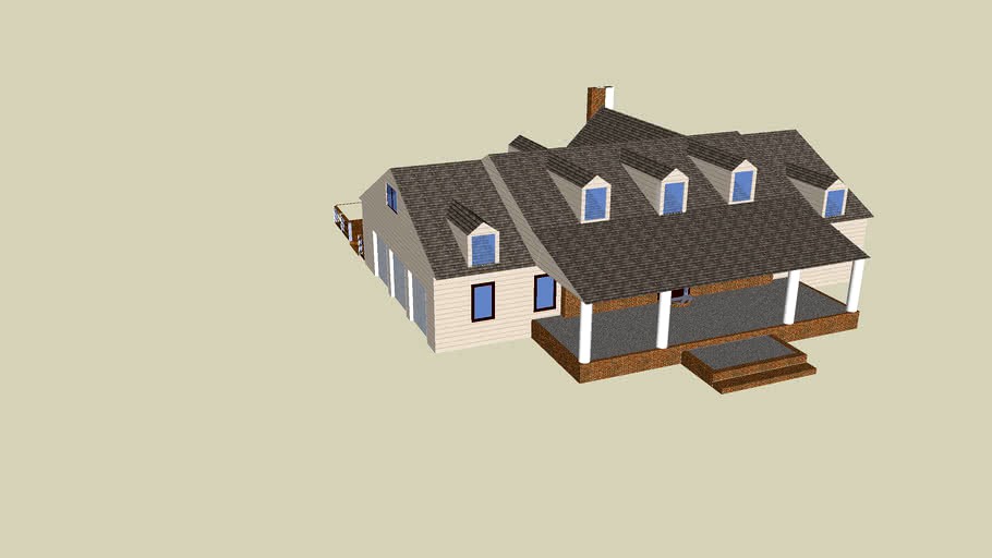 The Meade Home 3d model