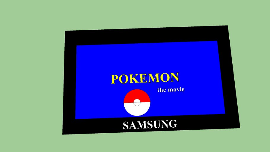 POKEMON MOVIE SCREEN 3d model
