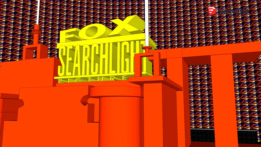 fox searchlight pictures logo 3d model