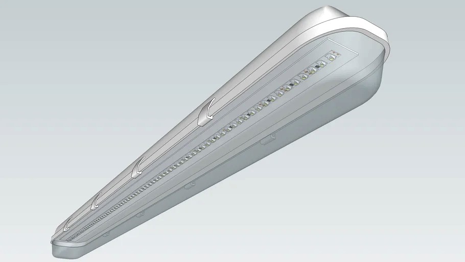 Luminaria LED MAGG Modelo Gamma 1200 3d