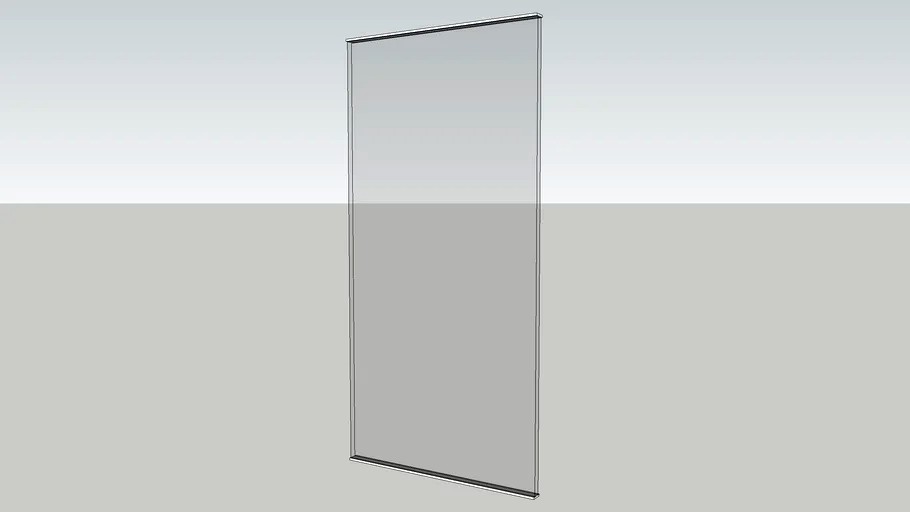 Glass Partition 3d model