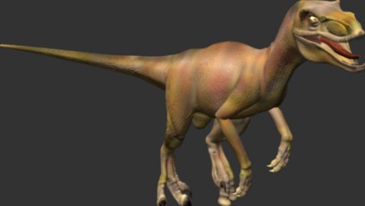 Raptor Rigged 3D Model