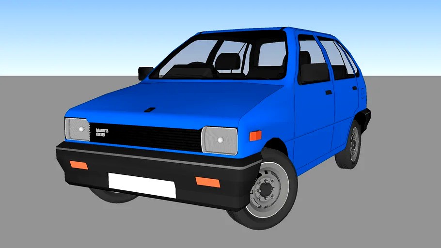 MARUTI 800 3d model
