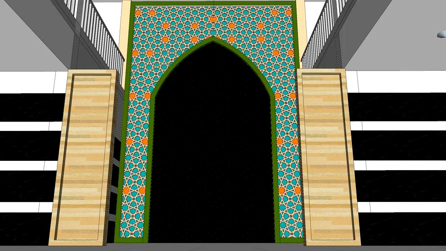 mosque mihrab 3d model