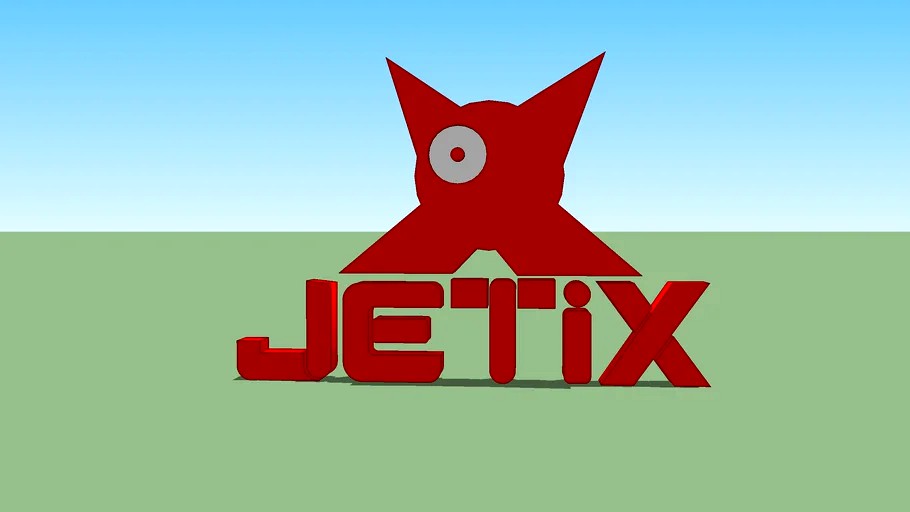Jetix Network Logo (2013-Present) 3d model