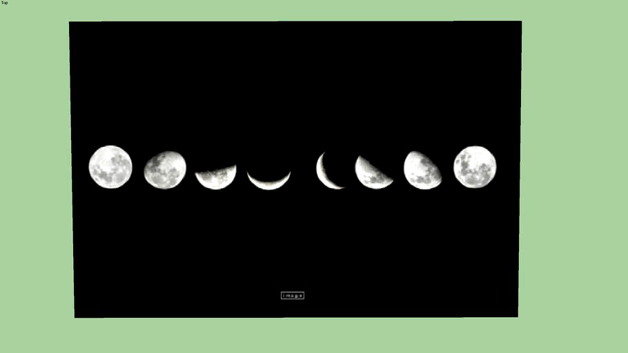 Fases da Lua - Cód.: 050 3d model