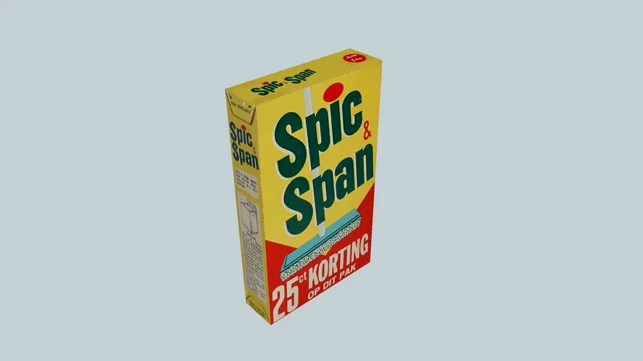 Spic & Span 3d model