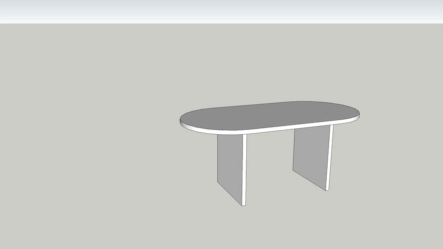 Race Track Table 3d model