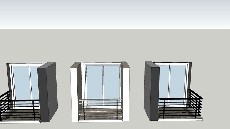 Balcony 3d model