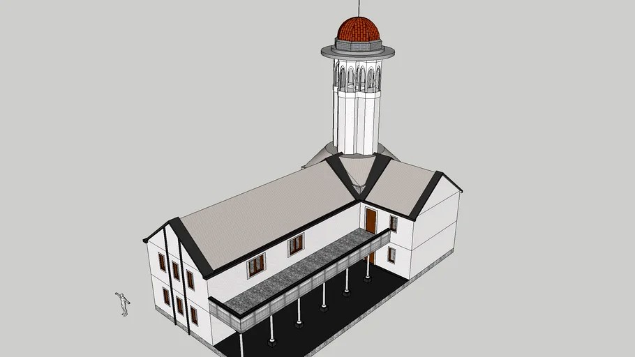 Gondorian House Model 3 3d