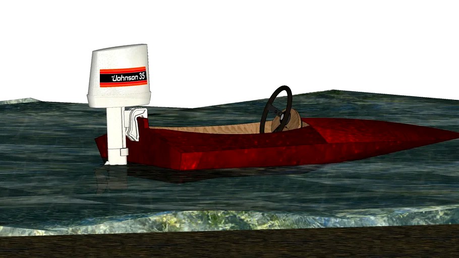 1978 MINIMOST HYDROPLANE 3d model