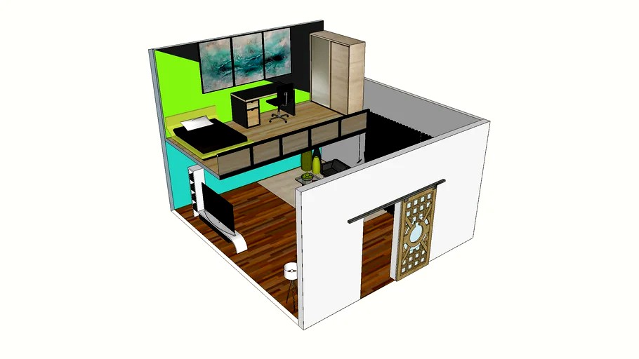 model de chambre 3d