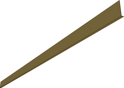 aluminum fascia 3d model