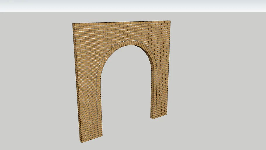 Brick Arch 3d model