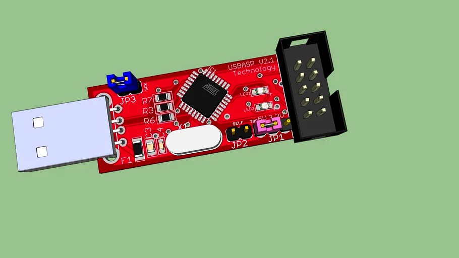 USBASP_V2.1 3d model