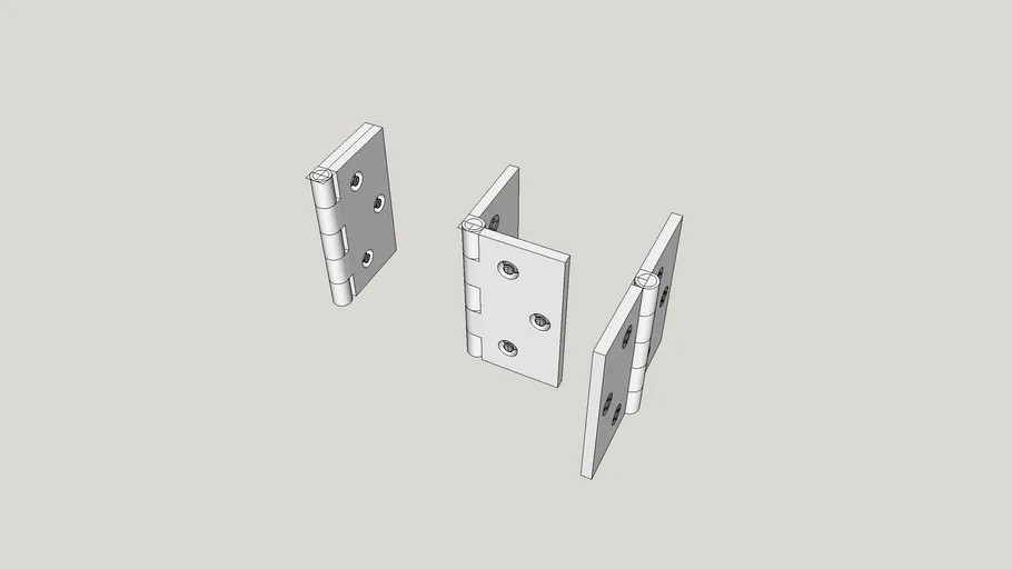 Engsel Pintu 5 cm 3d model