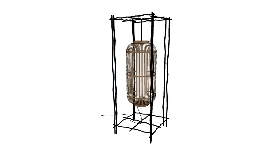 Kintsugi Minimo - Parol Floor Lamp 3d model