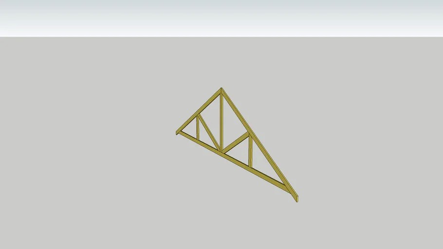 Trey's Howe Truss 3d model