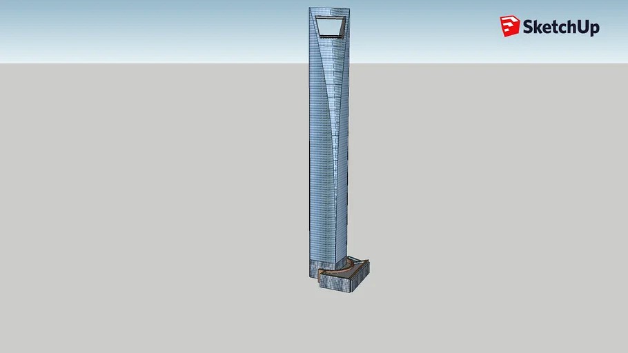 Shanghai World Financial Center 3d model