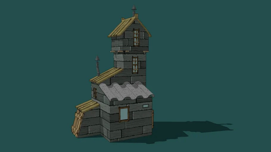 game house 3d model