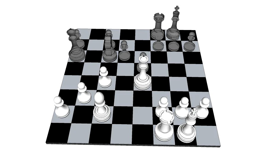 Chess - Positional motifs 3d model