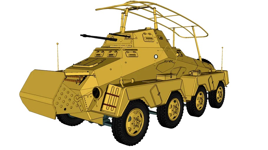 SdKfz 232_18 3d model