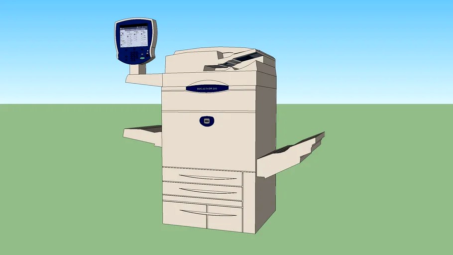 Xerox DocuColor 260 multifunction copier printer 3d model