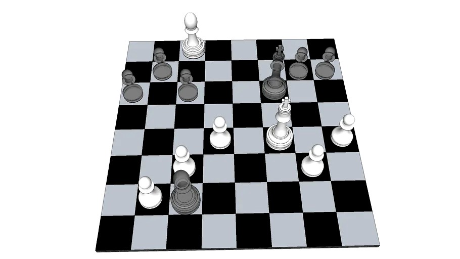 Chess - Positional motifs 3d model