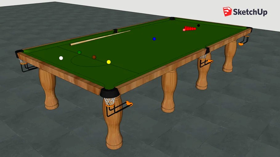 Snooker Table 3d model