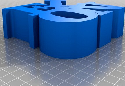 My Customized WORD Sculpture 3d model