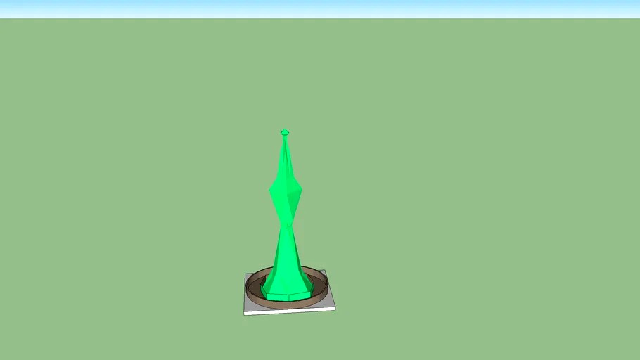 EMERALD STATUE 3d model