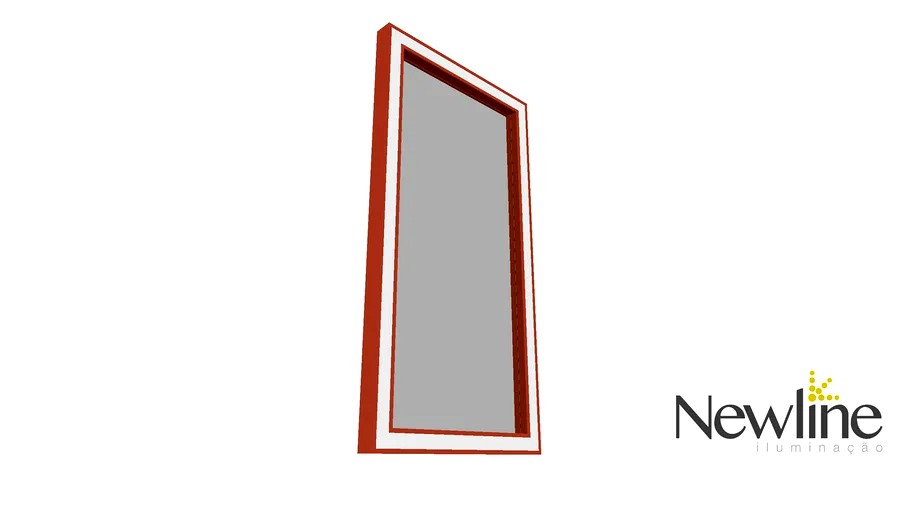 ES0431LED - ESPELHO MIRROR EDGE 3d model