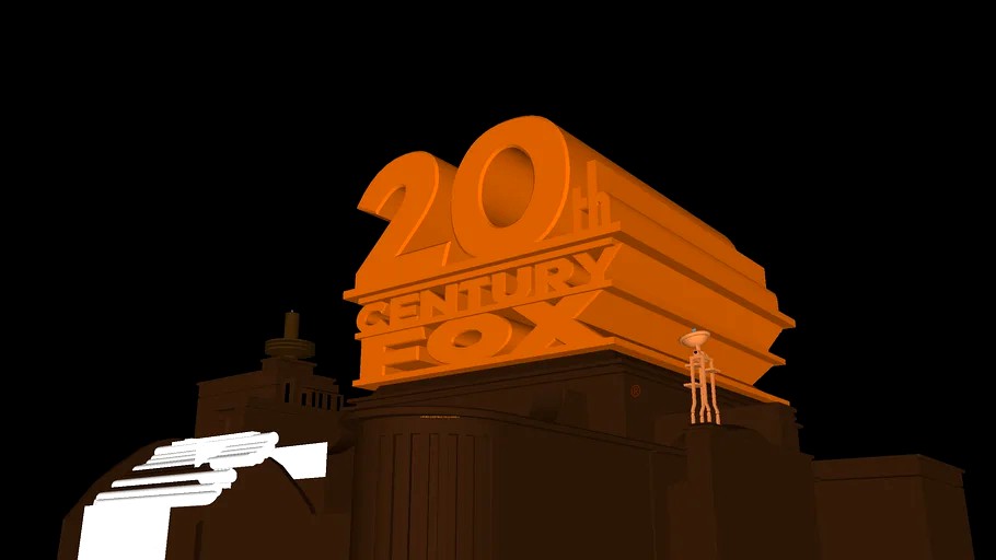 20th Century Fox 1994 Logo Remake 42 3d Model