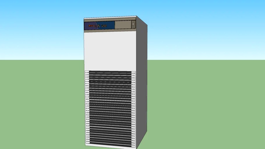Digital (DEC) VAX/7000 mainframe computer 3d model