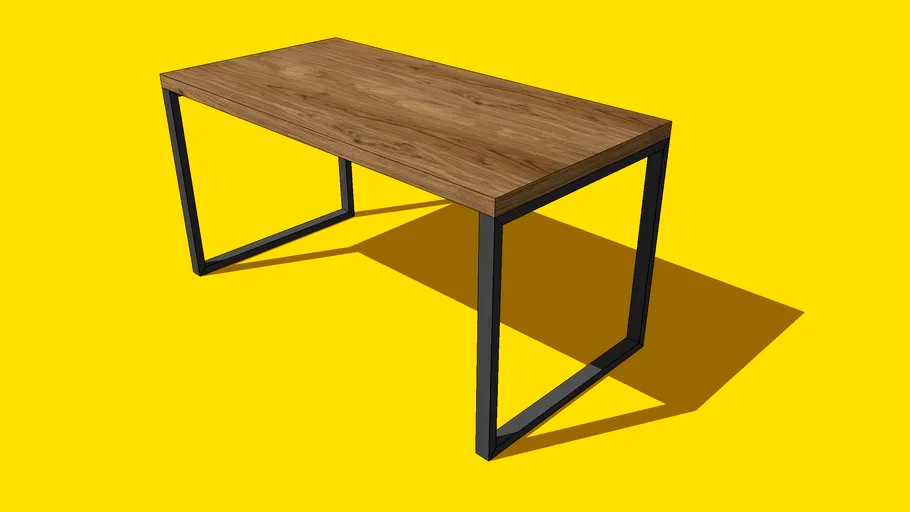 Industrial Table 3d model