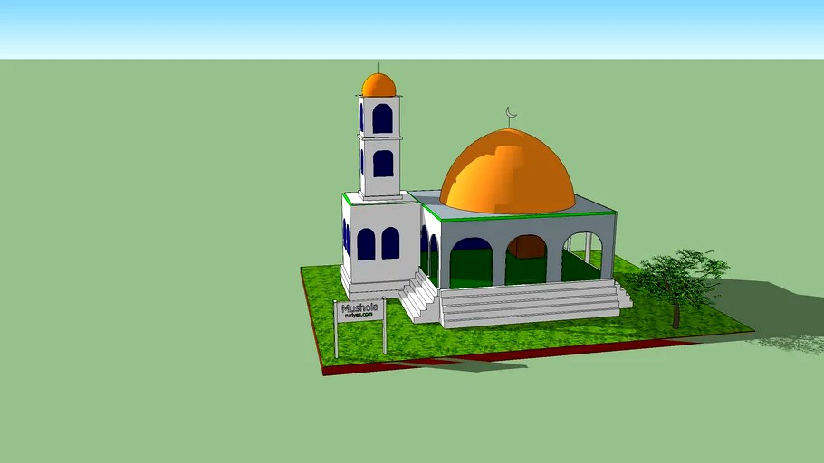 Mushola 3d model